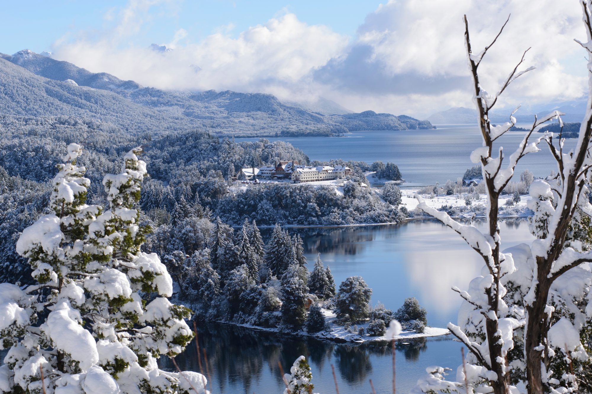 Bariloche em Julho: neve, -2 °C e Cerro Catedral aberto